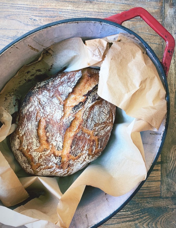 a crusty loaf of bread | seriously easy to make – lo's kitchen