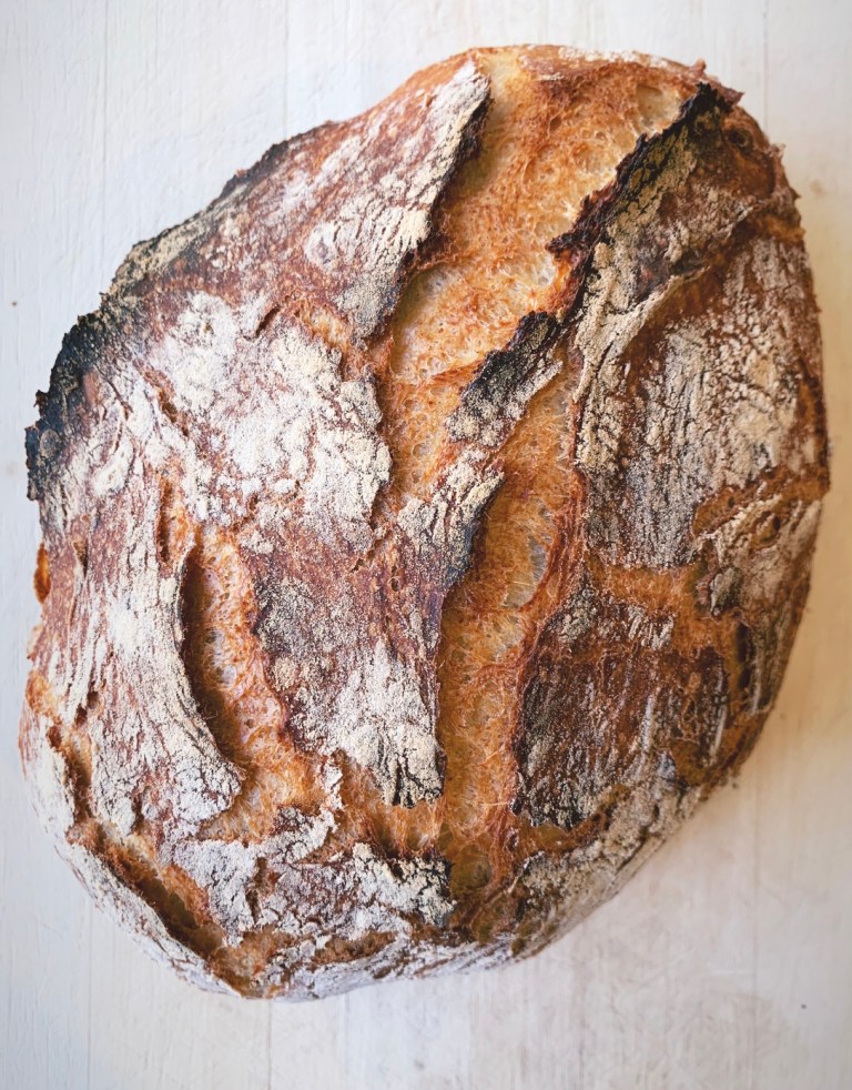 a crusty loaf of bread | seriously easy to make – lo's kitchen